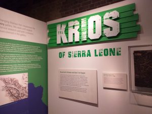 Krios of Sierra Leone at the Museum of London Docklands